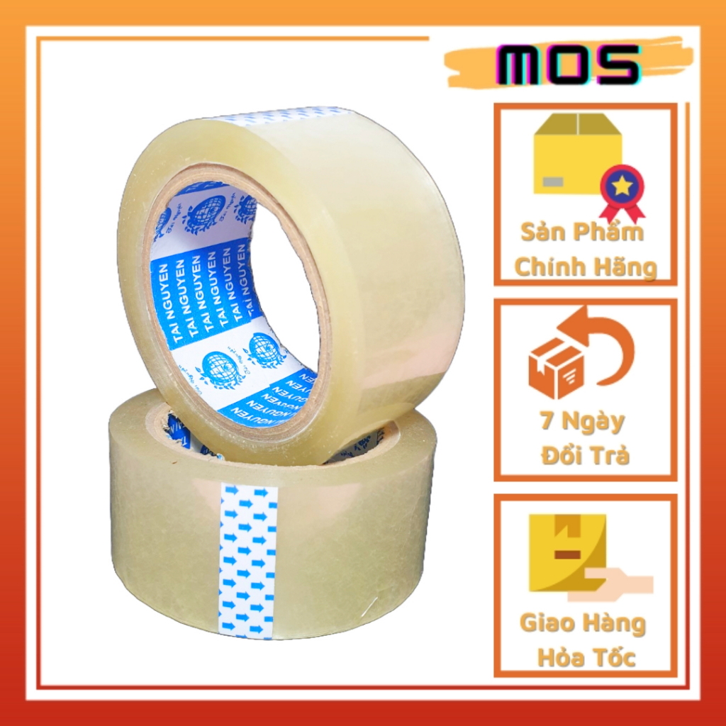 Băng keo trong 100 yard (1 cuộn) giao hàng hoả tốc Mos Shop | Shopee Việt Nam