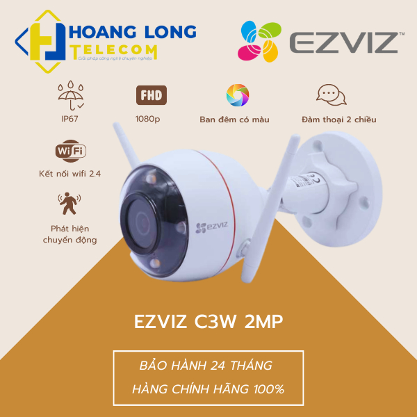 Camera Wifi Thông Minh Ngoài Trời EZVIZ C3W Pro 4MP (2K ...