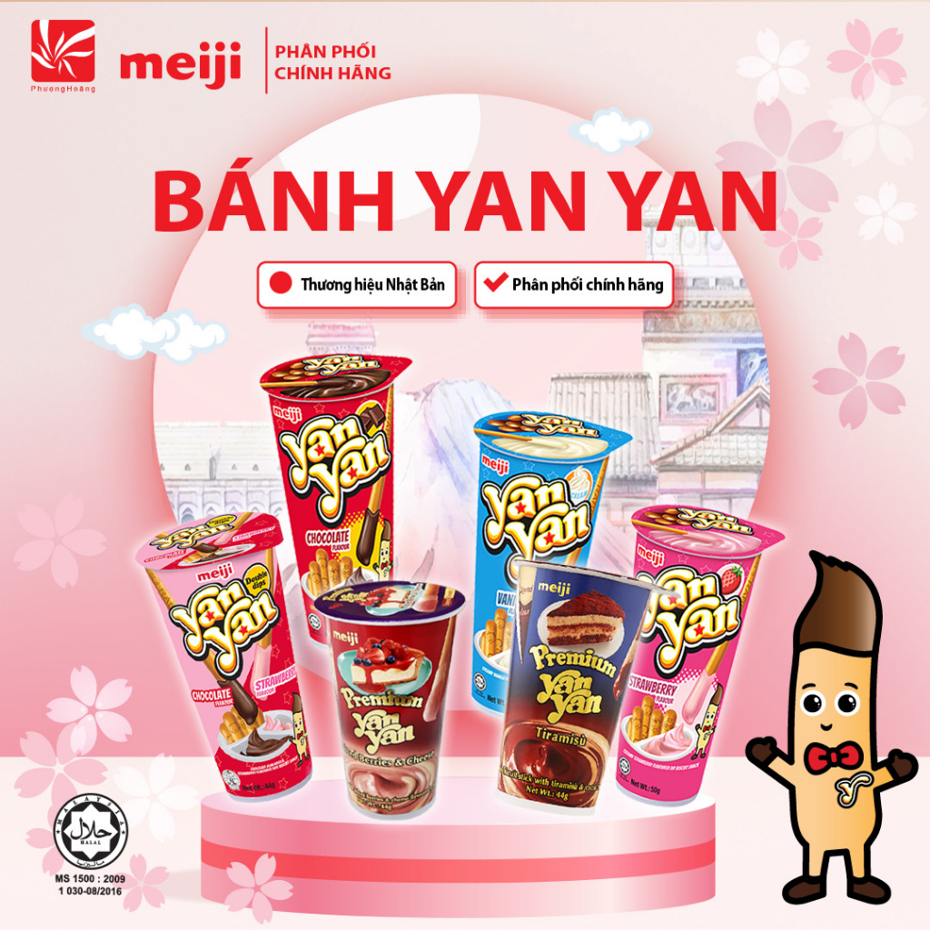 [ BÁNH QUE CHẤM MEIJI ] YanYan 50g / 6 vị | Shopee Việt Nam