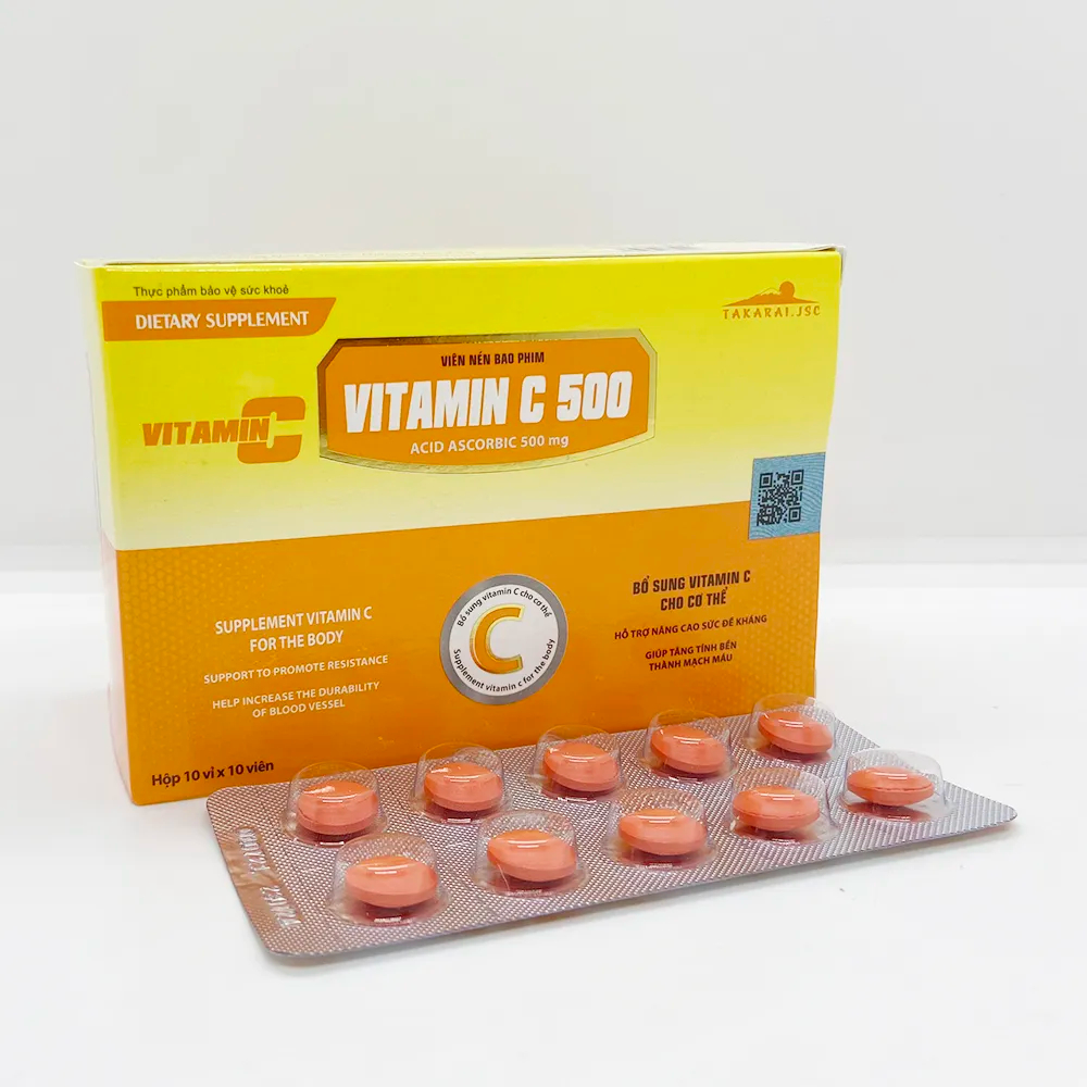 Viên uống VITAMIN C500 bổ sung vitamin c tăng cường sức đề kháng – Hộp ...