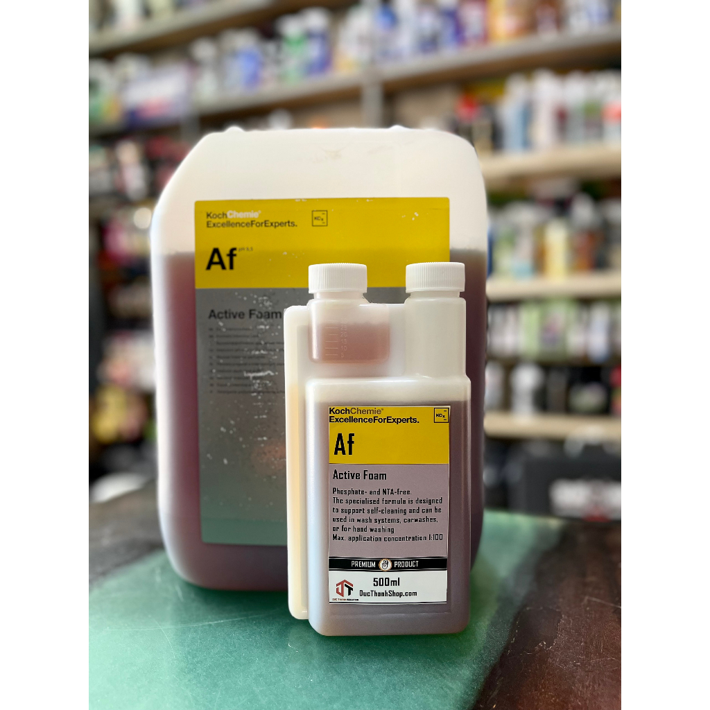 DUNG DỊCH RỬA XE BỌT TUYẾT BƯỚC 1 KOCH CHEMIE ACTIVE FOAM AF CHAI NHỎ 500ML | Shopee Việt Nam