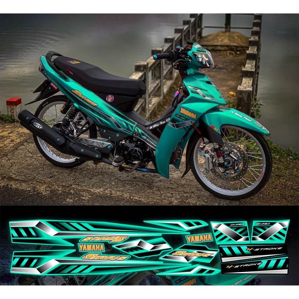TEM SIRIUS CHẾ KIỂNG ĐẸP DÀNH CHO XE XANH ! | Shopee Việt Nam
