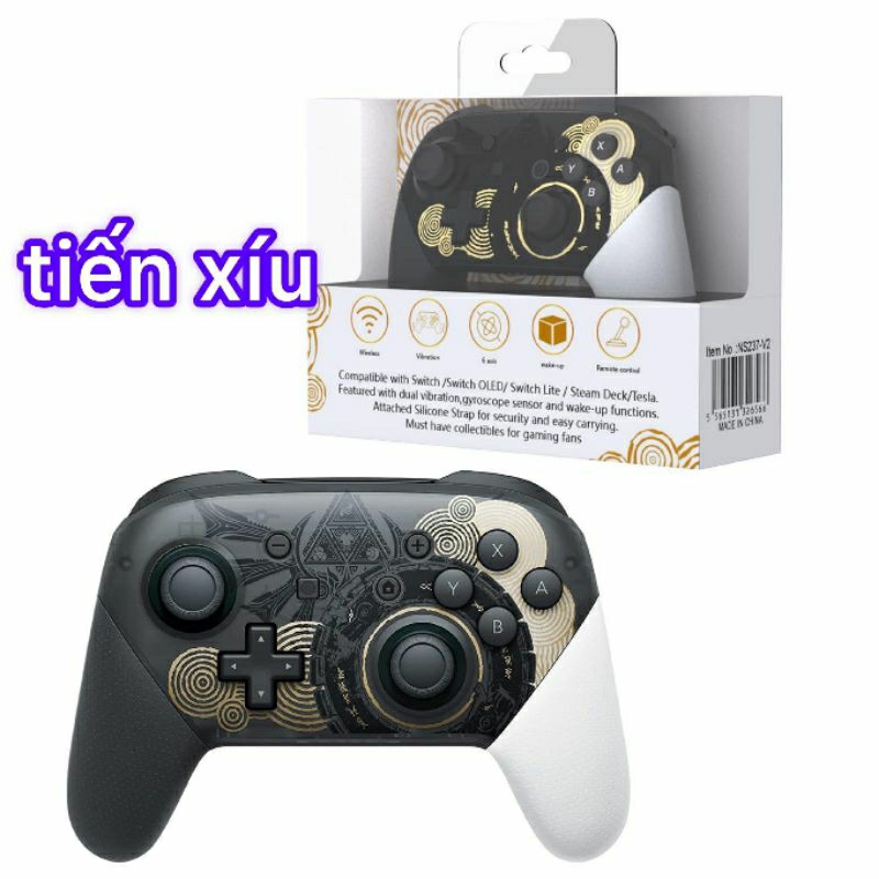 tay cầm Zelda cho SteamDeck / Nintendo Switch ipega legend of zelda Pro (dùng ok switch lite ...