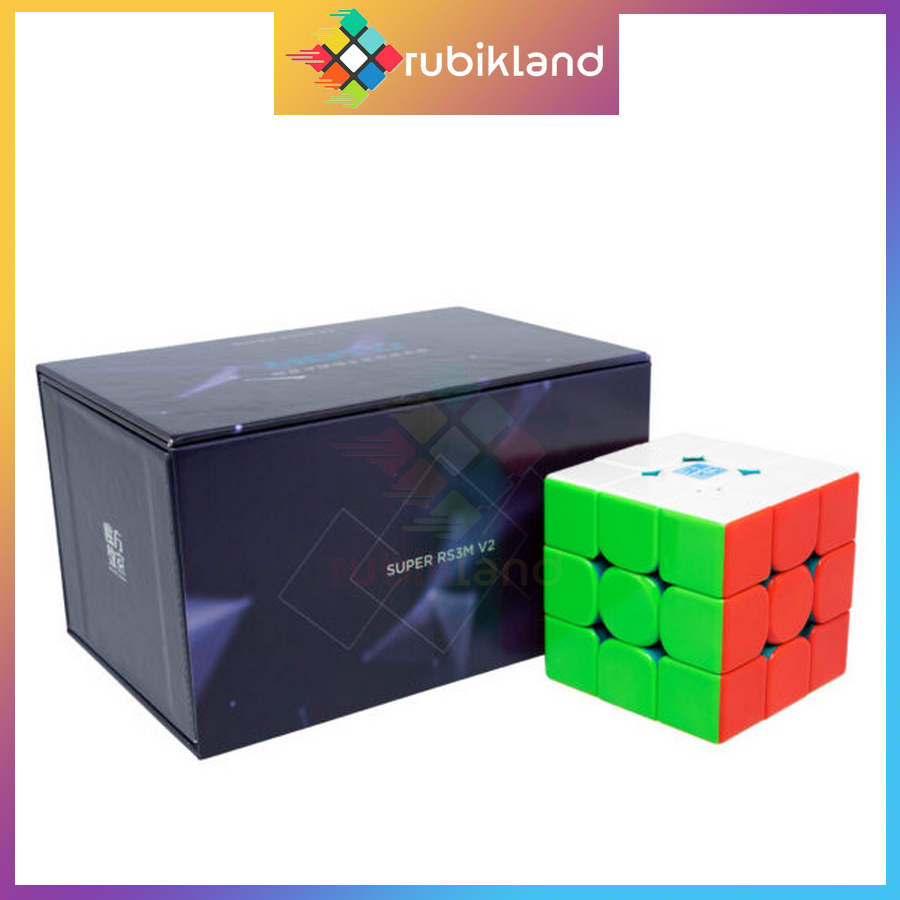 Rubik 3x3 MoYu Super RS3M V2 3x3 Rubic 3 Tầng Có Nam Châm Magnetic Maglev Ballcore UV Đồ Chơi ...
