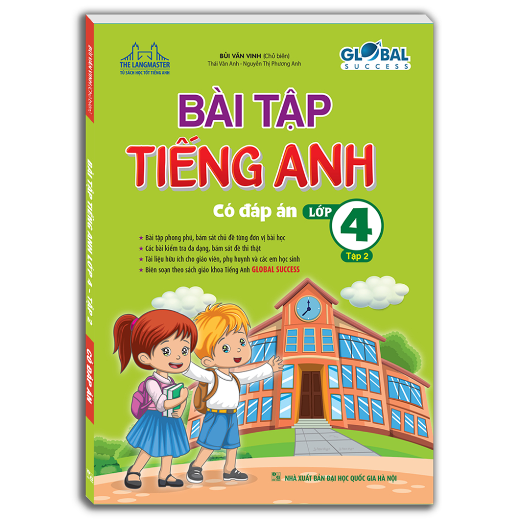 Sách - GLOBAL SUCCESS - Bài tập tiếng anh lớp 4 tập 2 (có đáp án) | Shopee Việt Nam