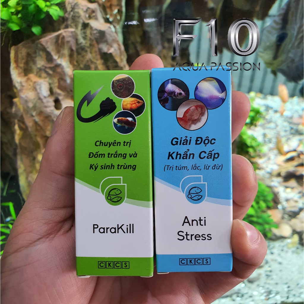 Parakill - Anti stress - TopTop giải độc khẩn cấp, dưỡng cá lờ đờ, núp ...
