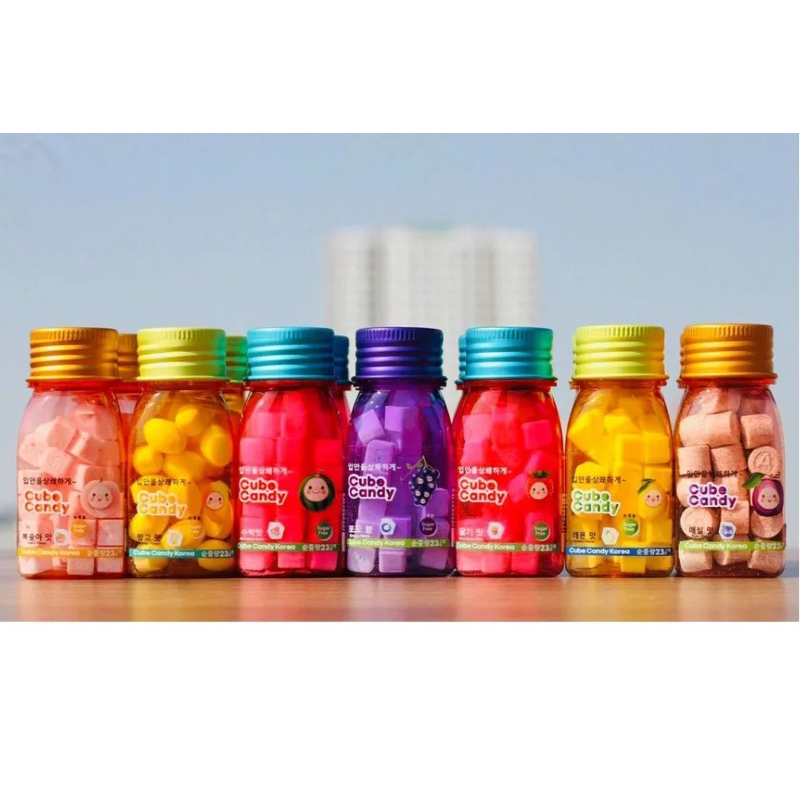 Kẹo ngậm Cube Candy Korea lọ 23g các vị | Shopee Việt Nam