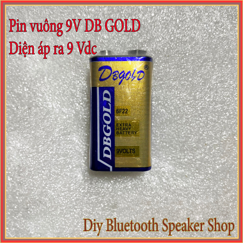 Pin Vuông 9V DB GOLD Cho Microphone, Ghi Ta Điện | Shopee Việt Nam