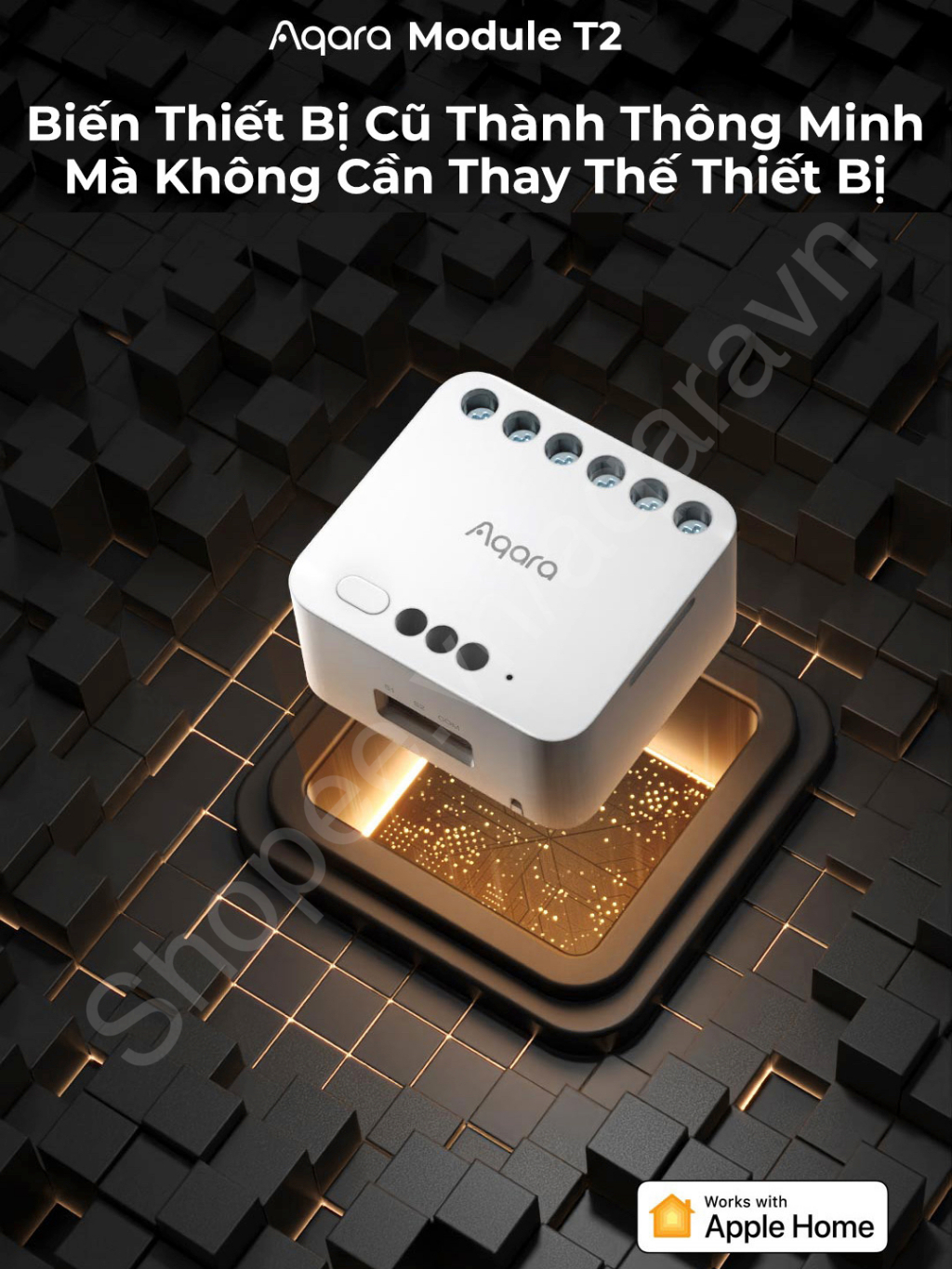 Aqara Module T2 mã DCM-K01, Chế độ Tiếp điểm Khô và Ướt, Điều khiển cửa ...