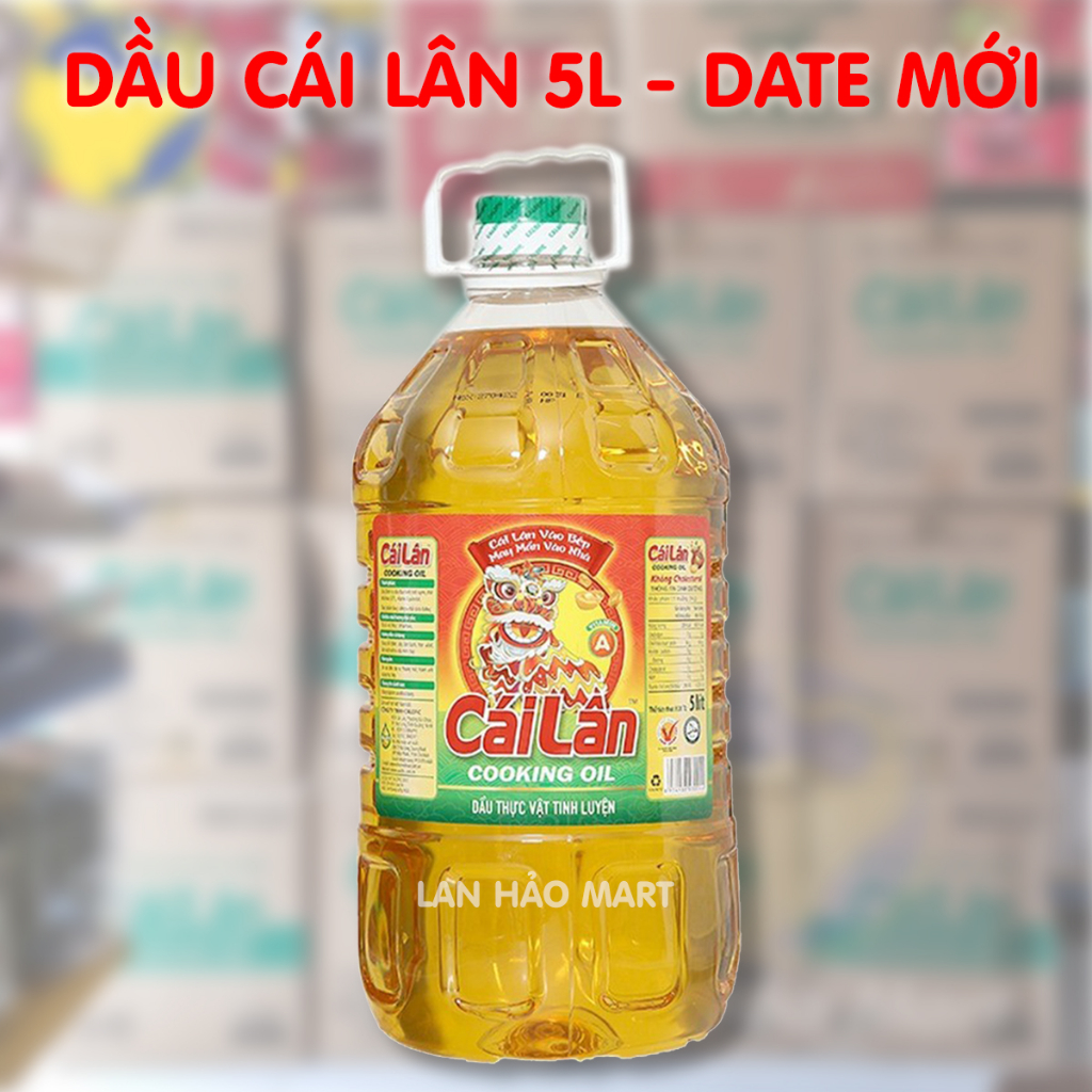 Dầu thực vật tinh luyện Cái Lân can 5 lít - Dầu Cái Lân 5L | Shopee ...