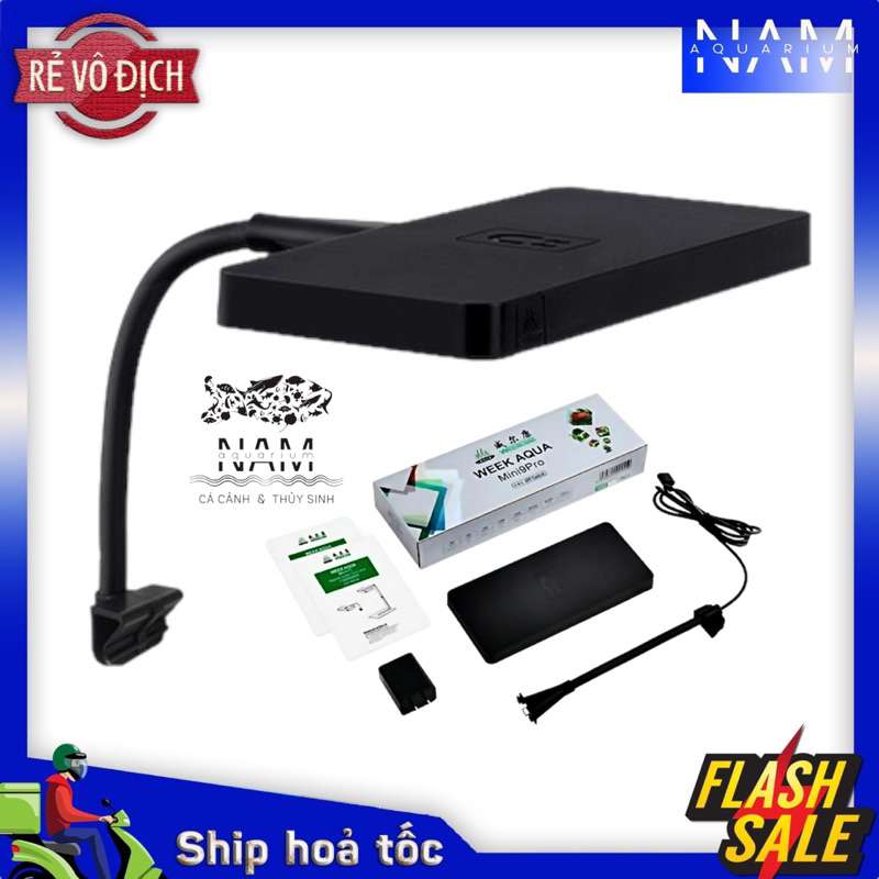 Đèn thuỷ sinh Week Aqua Mini 9 Pro - đèn thuỷ sinh cho bể cá cảnh ...