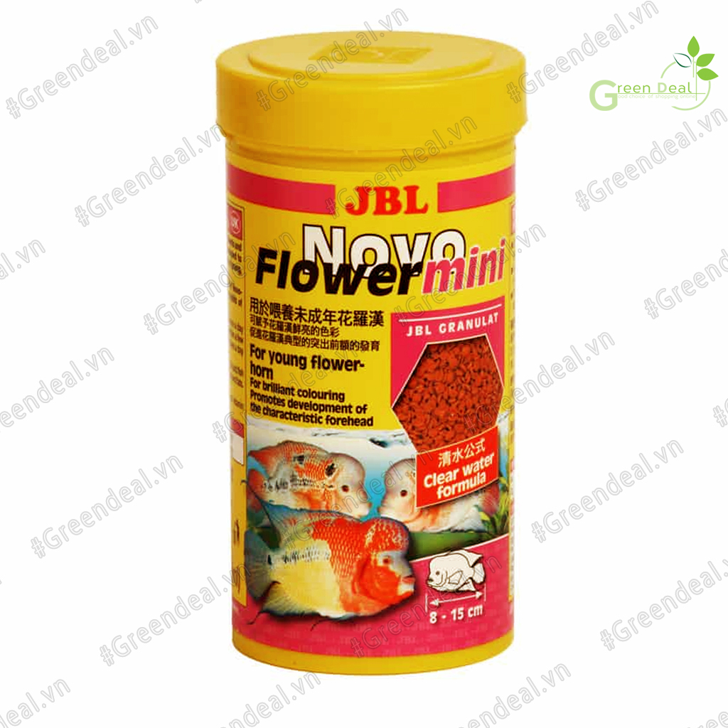 JBL - Novo Flower Mini (Lọ 110 gram) | Thức ăn tăng màu, lên đầu cho cá ...