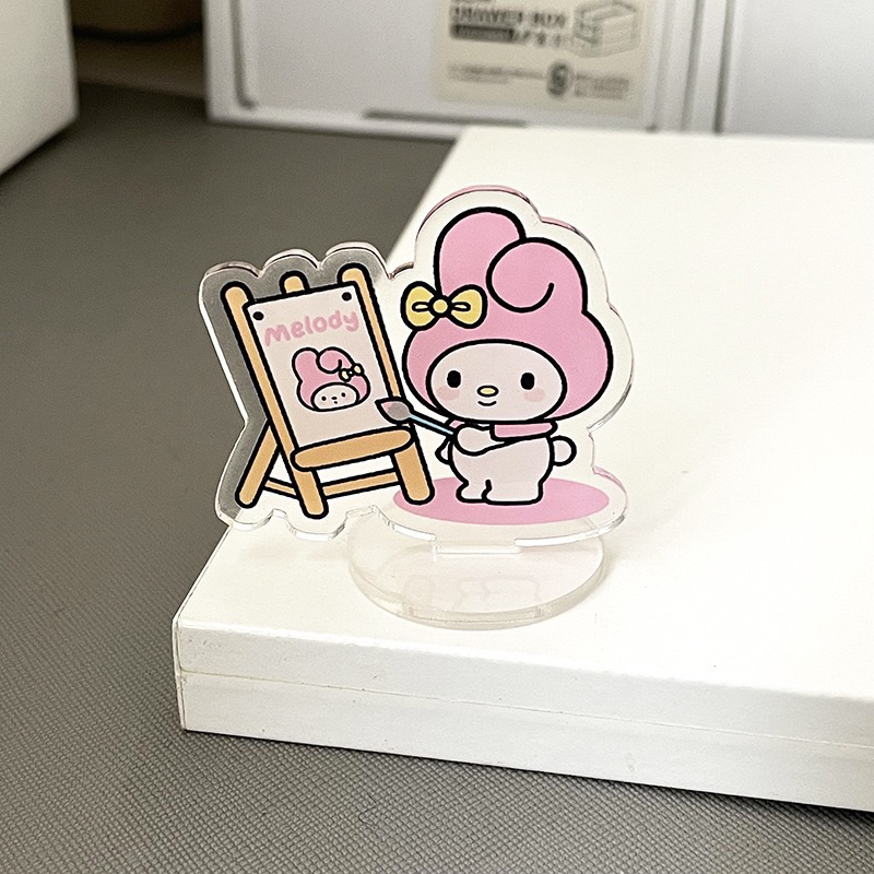 Standee Mô hình mini để bàn bằng nhựa Acrylic hoạt hình Sanrio Kuromi ...