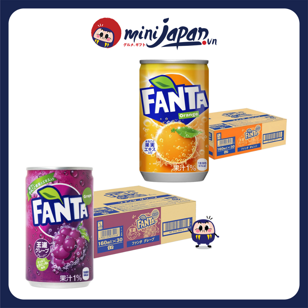 Thùng 30 lon nước ngọt giải khát có ga fanta mini 160ml | Shopee Việt Nam