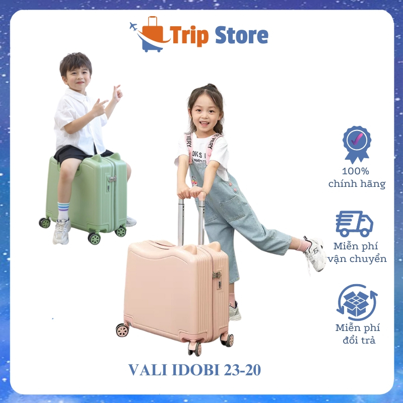 Vali Cho Bé Tích Hợp Ghế Ngồi Xe Đẩy Chống Mỏi Chân Idobi, Vali Trẻ Em ...
