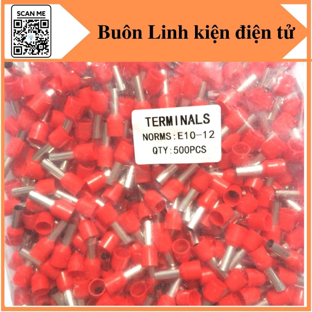 100 Đầu cos kim rỗng các loại, đầu cốt dây điện, cos kim rỗng, cốt kim ...