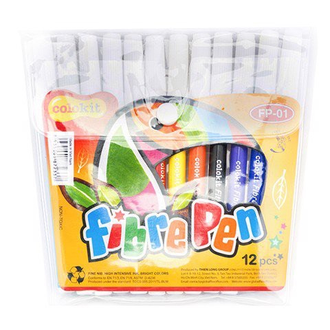 Bút lông màu Thiên Long Fiber Pen Colokit FP-01 | Shopee Việt Nam