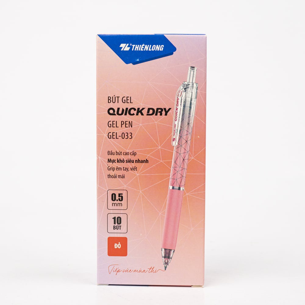 Mua 10 Cây ( Tặng 1 Gel-012/Do ) Bút Gel Quick Dry Thiên Long GEL-033 ...