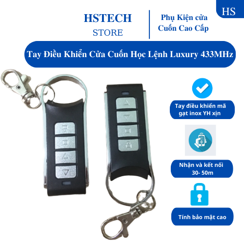 [LUXURY Q.Gò Vấp] Remote điều khiển cửa cuốn HSTech Luxury học lệnh ...