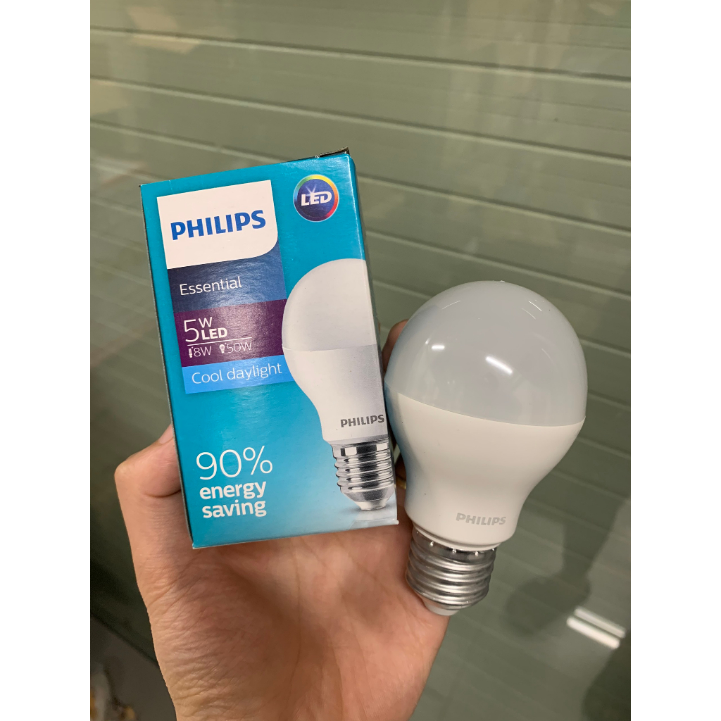 Bóng đèn led bulb 5W, 7W, 9W, 13W E27 VN, led bulb PHILIPS Essential - ELMALL | Shopee Việt Nam