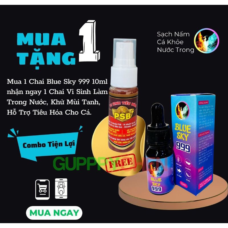 Blue Sky999 ( 10ml ) Tặng Vi Sinh PSB Dùng Cho Hồ Cá | Shopee Việt Nam