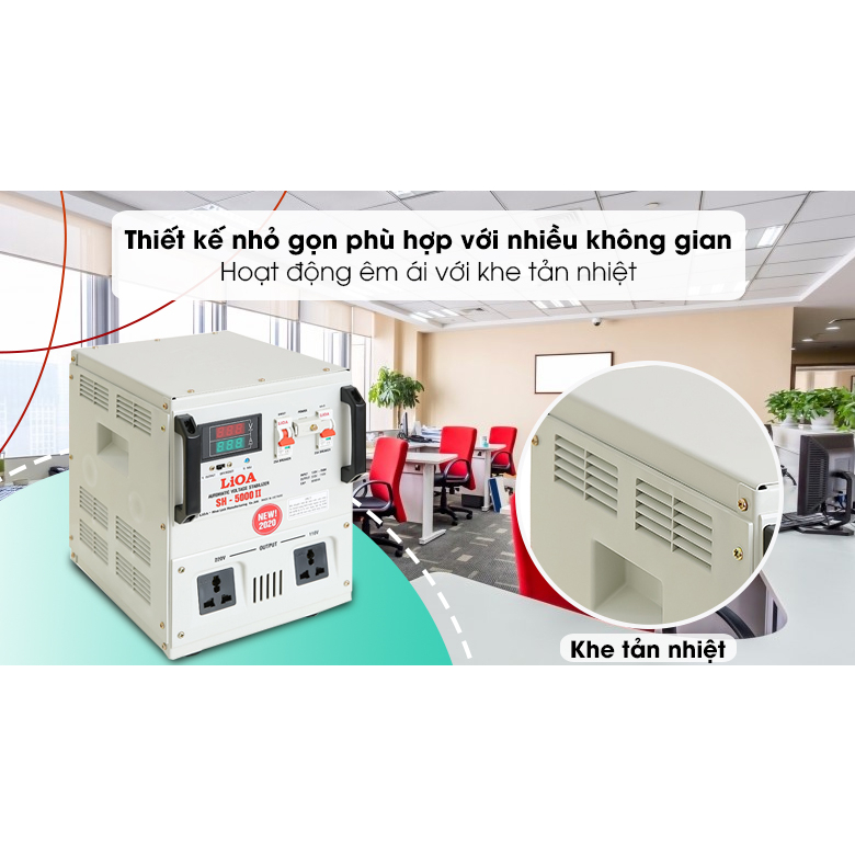 Ổn Áp LiOA 1 Pha 5KVA SH-5000II NEW 2020 (150-250v) - Đồng hồ điện tử | Shopee Việt Nam
