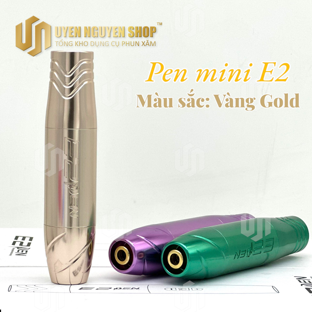 [Chính Hãng] Máy pen mini E2 logo dập chìm chọn màu | Shopee Việt Nam