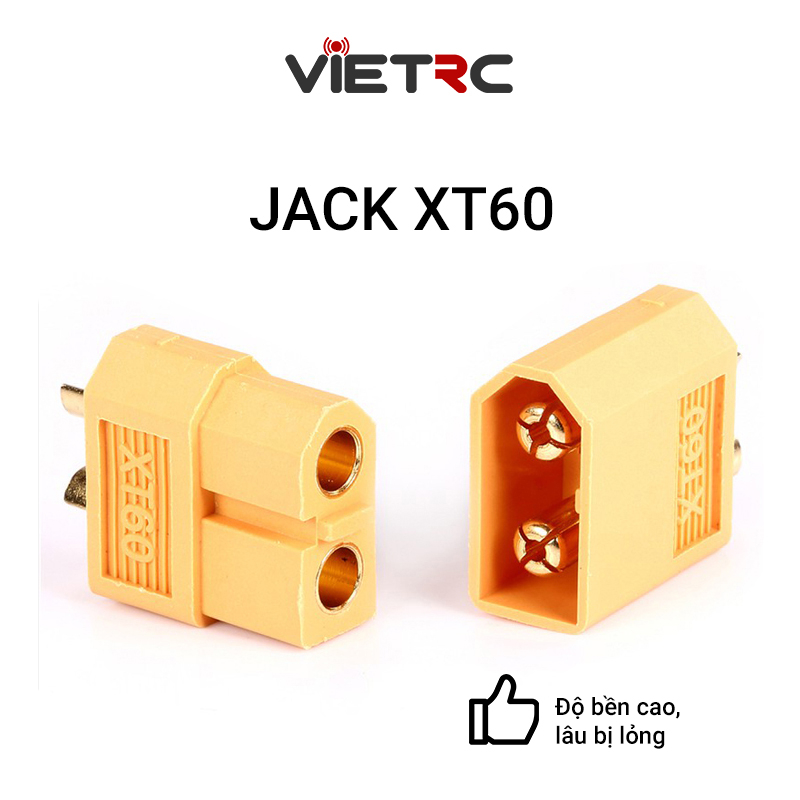Giắc / Jack cắm pin XT60 XT60H của tàu, xe, máy bay điều khiển từ xa (cặp đực cái) | Shopee Việt Nam