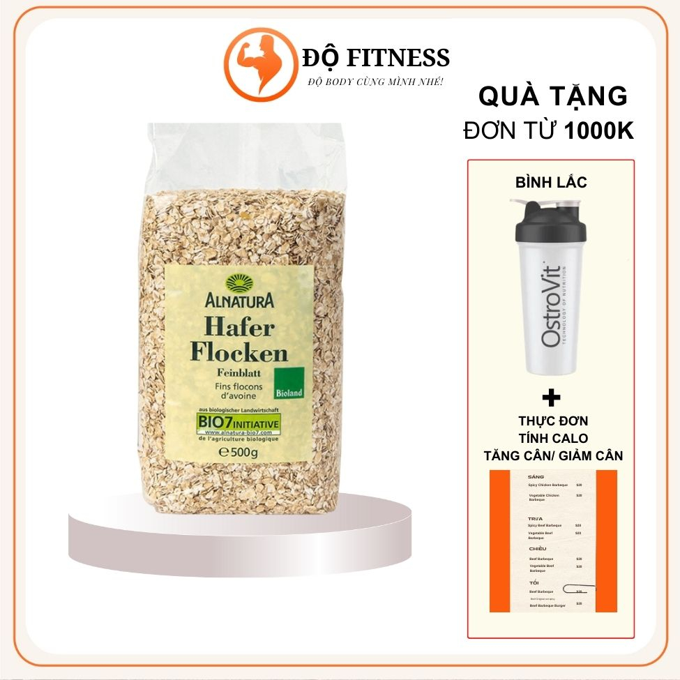 Yến Mạch Hafer Flocken 500g Hữu Cơ Giảm Cân Ăn Kiêng Healthy, Eatclean ...