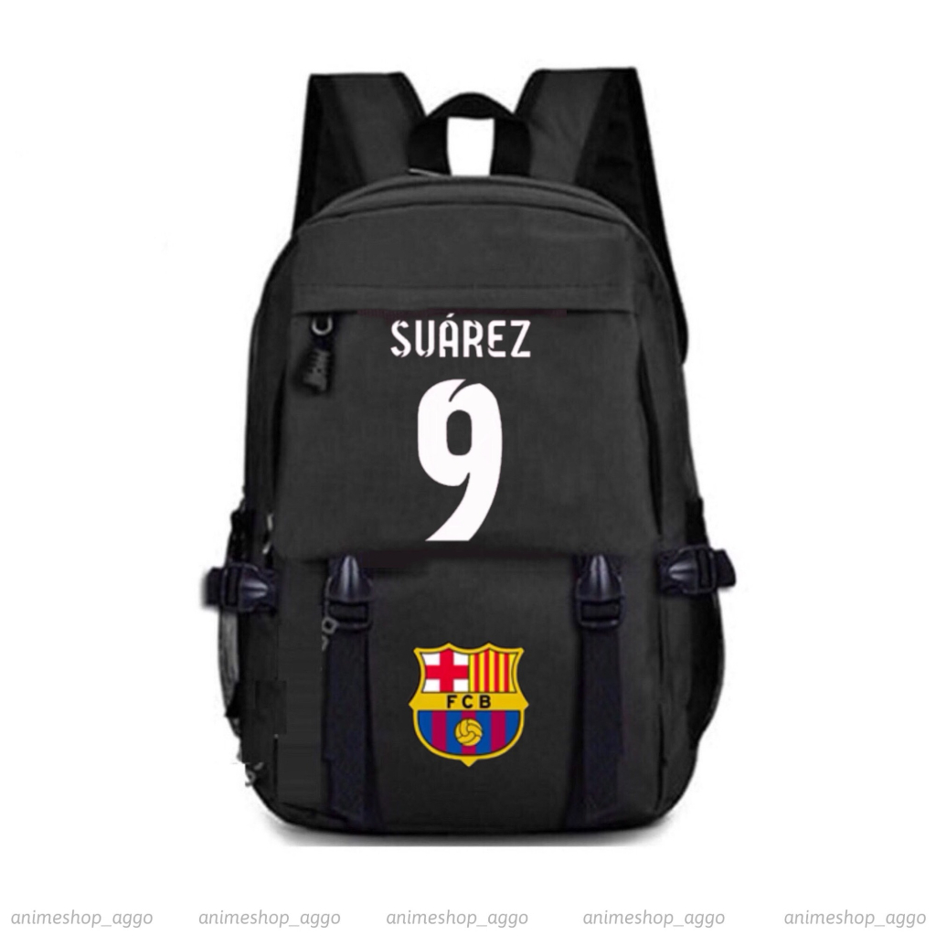Balo đi học In Logo Real Madrid Barcelona Paris, balo Messi, Ronaldo ...