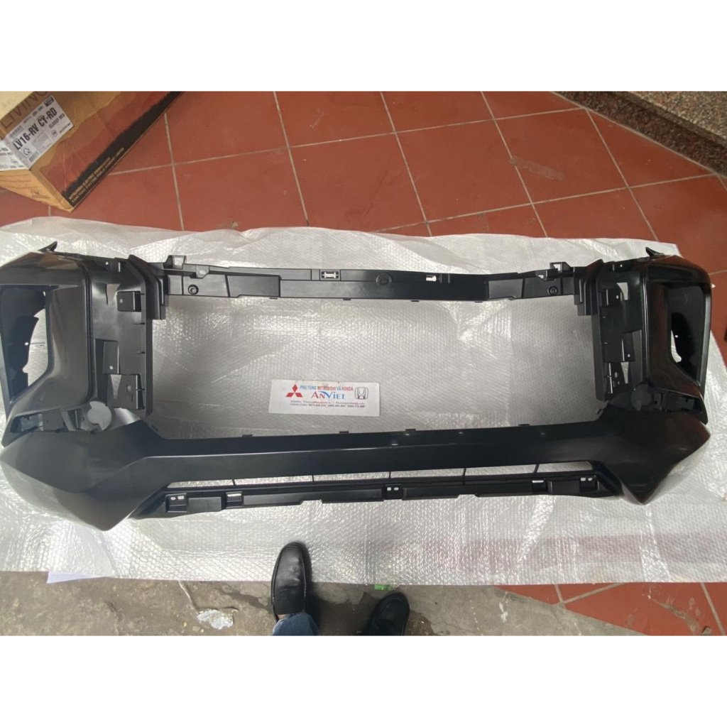 Cản trước, Ba đờ sốc trước xe Mitsubishi Triton 2019-2021 (Nhựa - Đen ...