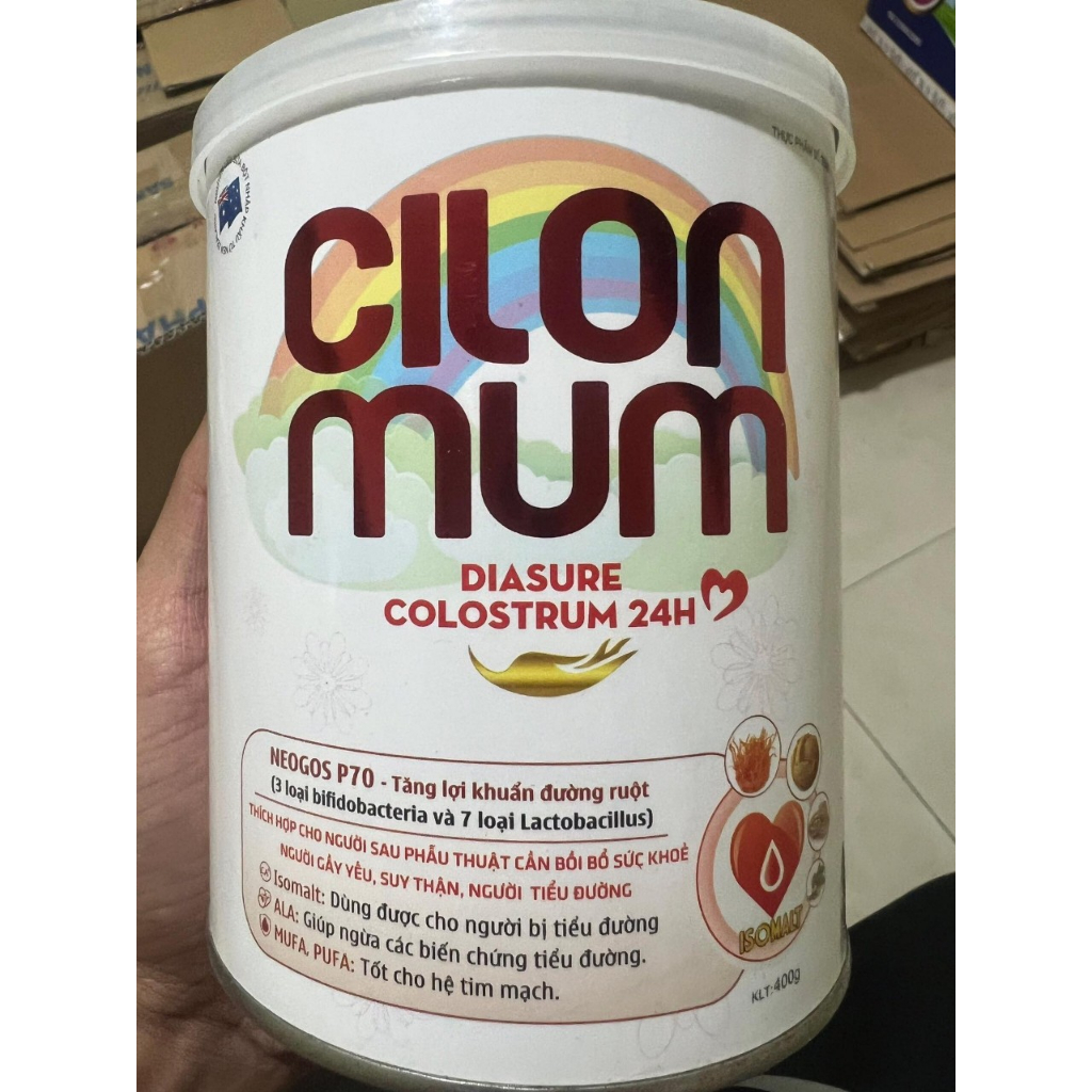 [Date 2025] Sữa Dinh Dưỡng Người Lớn CILONMUM Diasure Colostrum 24h ...