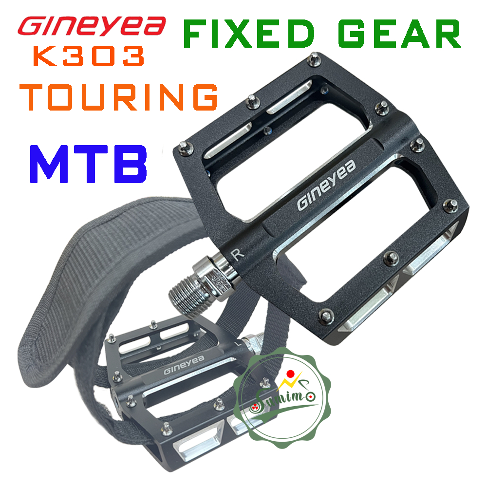 Bàn đạp bạc đạn GINEYEA K303 nhôm CNC có đinh chống trượt | Shopee Việt Nam