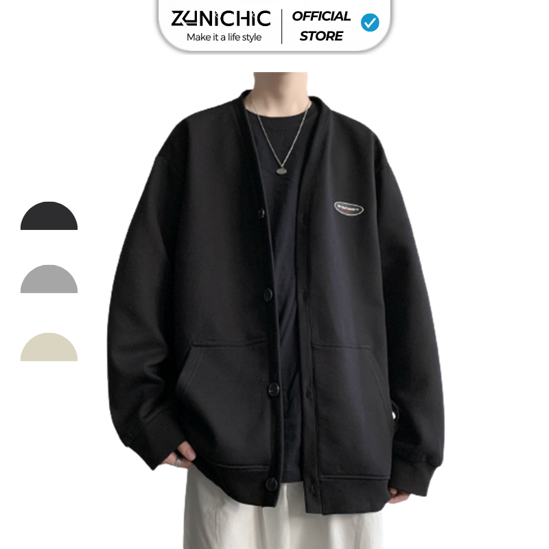 Áo Khoác Nỉ Bông Hàn Quốc Unisex Form Rộng Màu Be CADI 798 Unichic ...
