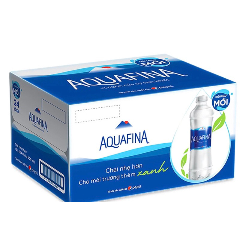 Thùng 24 Chai Nước Suối Aquafina*500ml | Shopee Việt Nam