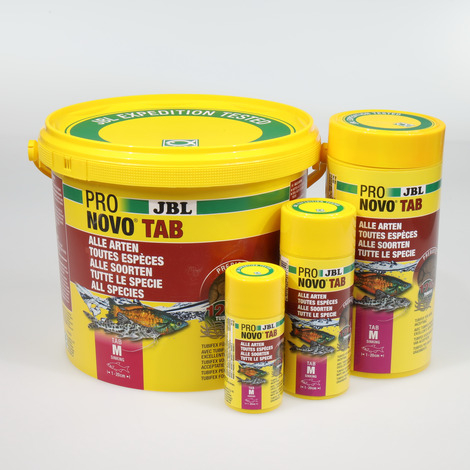 JBL NOVO TAB - JBL PRO NOVO TAB - Thức ăn viên dính kích màu Đức lọ ...