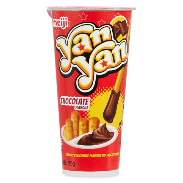Bánh Que Chấm Kem Meiji Yan Yan Hương Socola 50G | Shopee Việt Nam