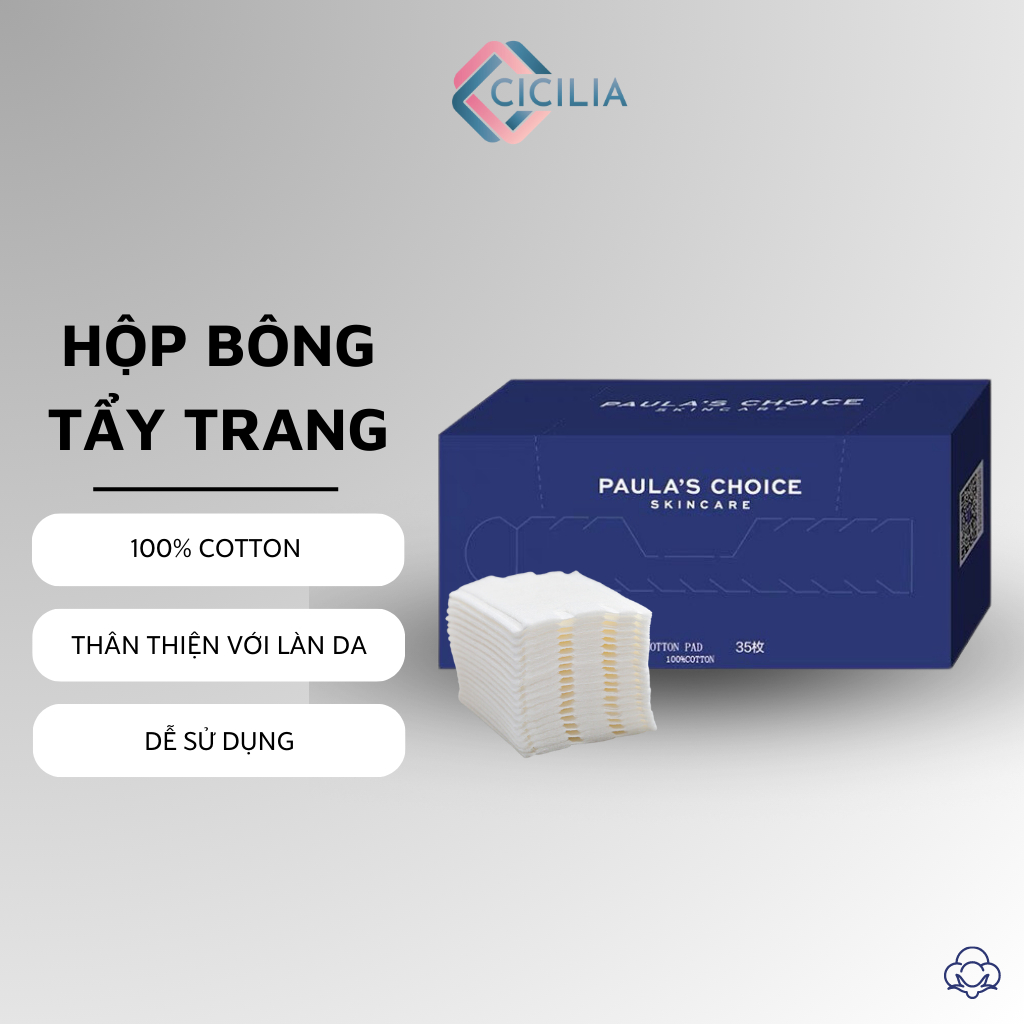 Bông Tẩy Trang CICILIA Làm Sạch Da Sạch Sâu CI-021 | Shopee Việt Nam