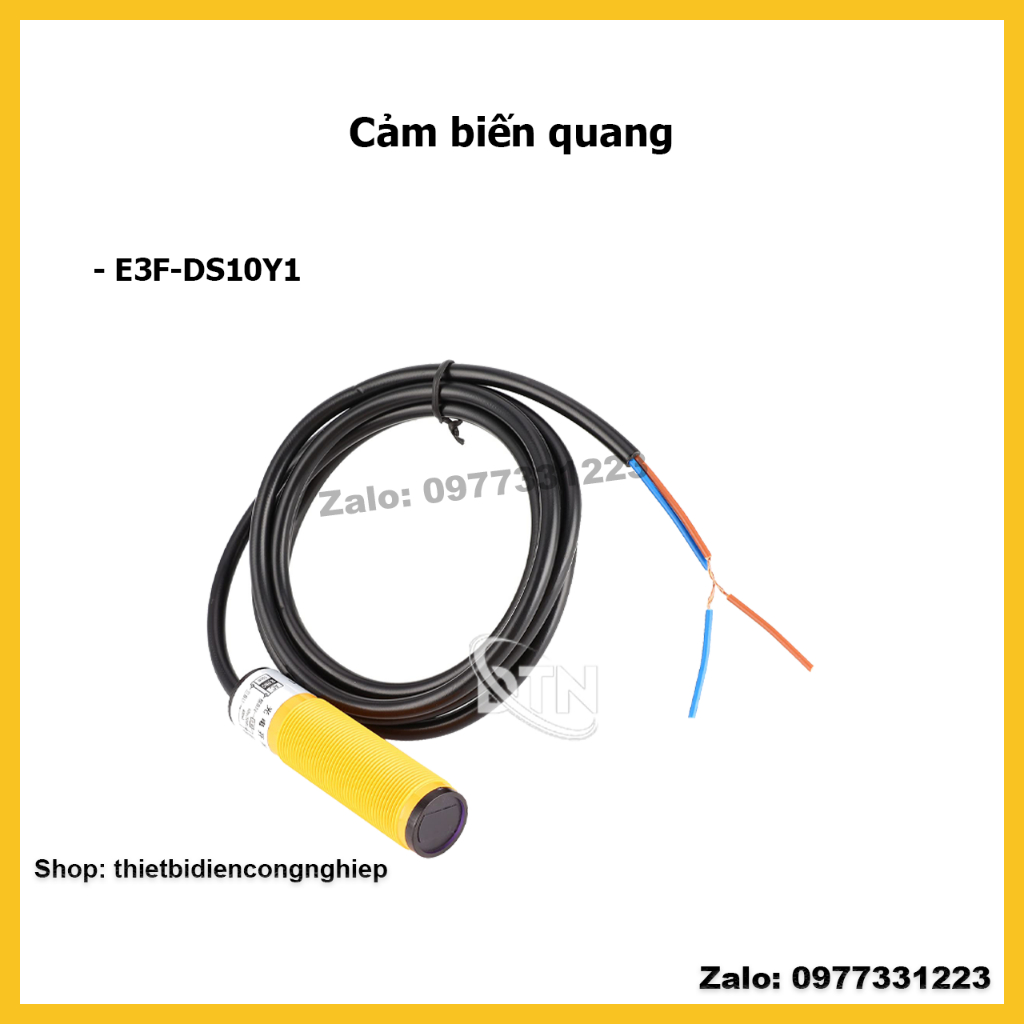 Sen sơ Cảm biến quang E3F-DS10Y1 220V AC/NO 10cm | Shopee Việt Nam