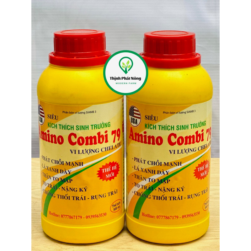 Amino combi 79 chai 500ml siêu kích thích sinh trưởng dành cho cây ...