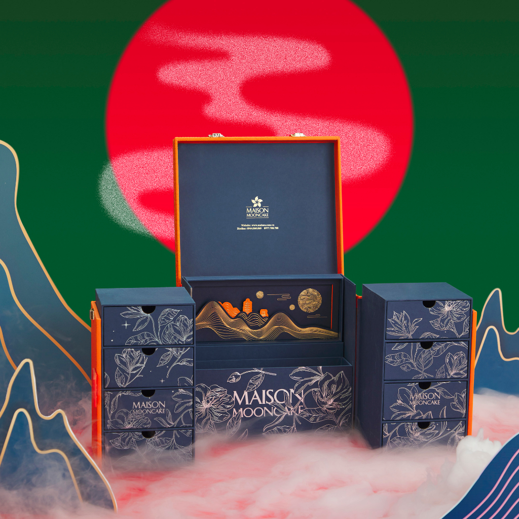 [Hoả Tốc] Hộp bánh trung thu Maison Mooncake - mẫu Khát Vọng mới 2023 ...