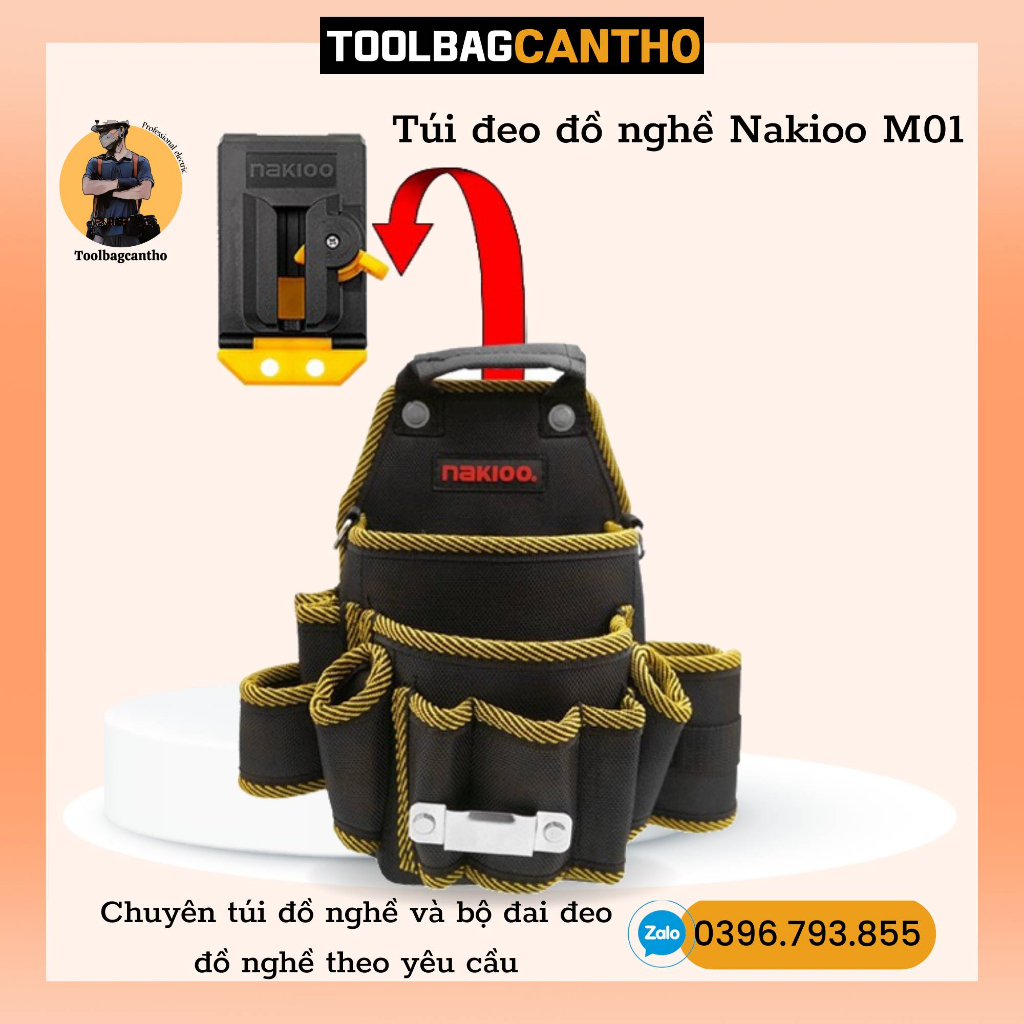 Túi đeo đồ nghề kìm vít Nakioo M01 | Shopee Việt Nam
