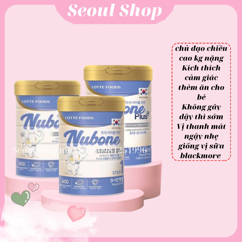 Sữa bột Nubone cho bé lon 750g | Shopee Việt Nam