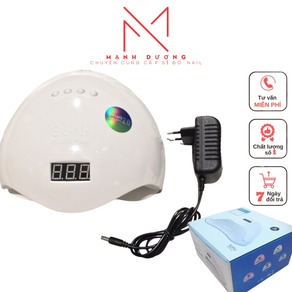 Máy hơ gel Sun 5 Plus 48W 36 bóng đèn - Hàng chính hãng nội địa công ty ...