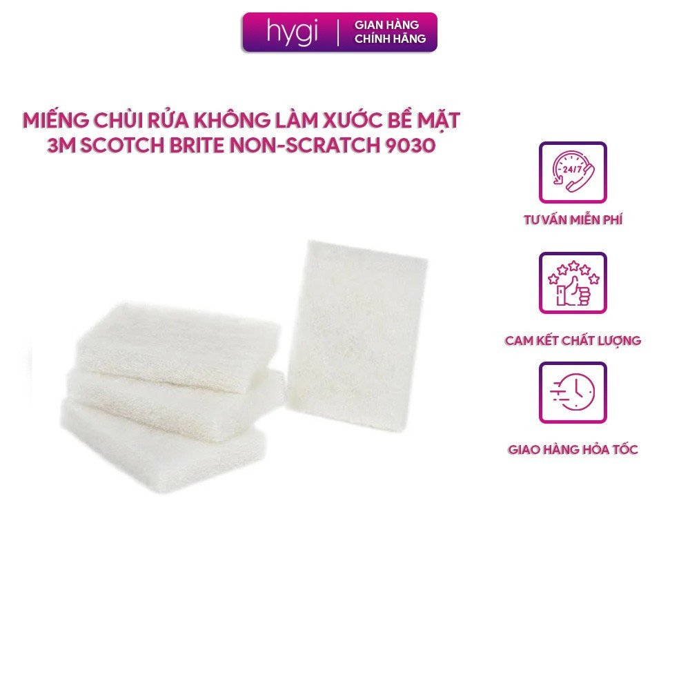 Combo 5 Miếng chùi rửa chuyên dụng cho bề mặt kính, inox, không gây vết ...