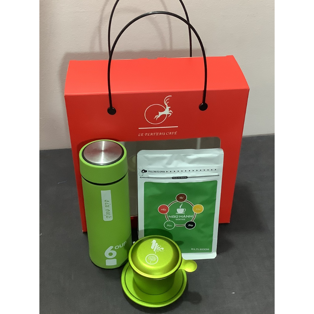 [SET QUÀ TẶNG] -SET CAFE ĐẶC BIỆT CHO NGƯỜI THÂN YÊU+PHIN NHÔM CAO CẤP ...