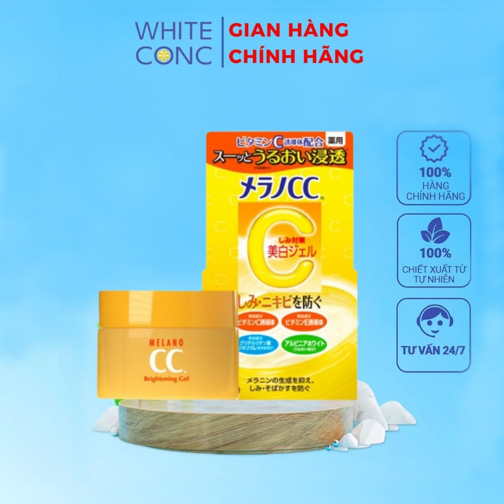 Kem Dưỡng Trắng Da Cc Melano Brightening Gel Nhật Bản Shopee Việt Nam