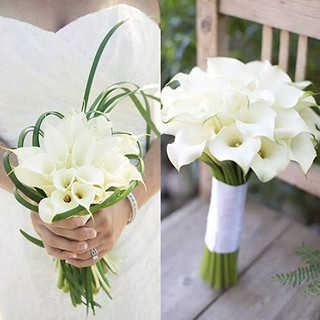 Cành hoa Rum/ Calla Lily - Hoa giả trang trí nhà cửa, decor chụp ảnh ...