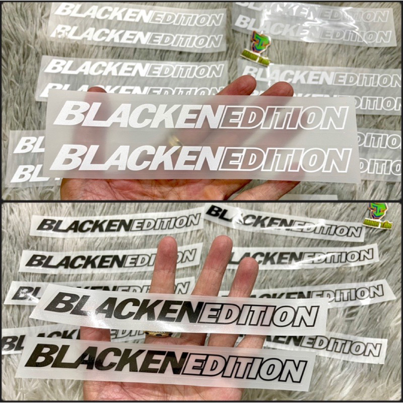 Tem Blacken Edition nền trong sắc nét.( giá 1 cặp) | Shopee Việt Nam
