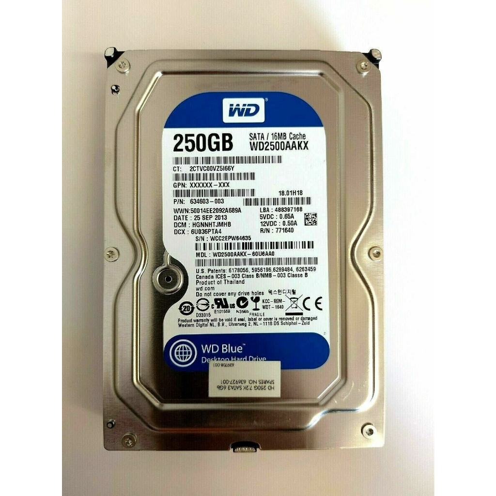 Ổ cứng HDD PC Case 250G 500GB 1TB 2TB 3.5 inch SATA Tháo Máy Sức Khỏe ...